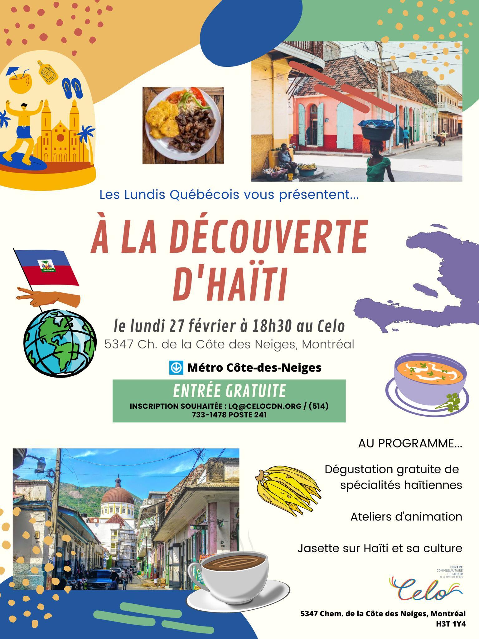 À la découverte d'Haïti ! - SDC Côte-des-Neiges